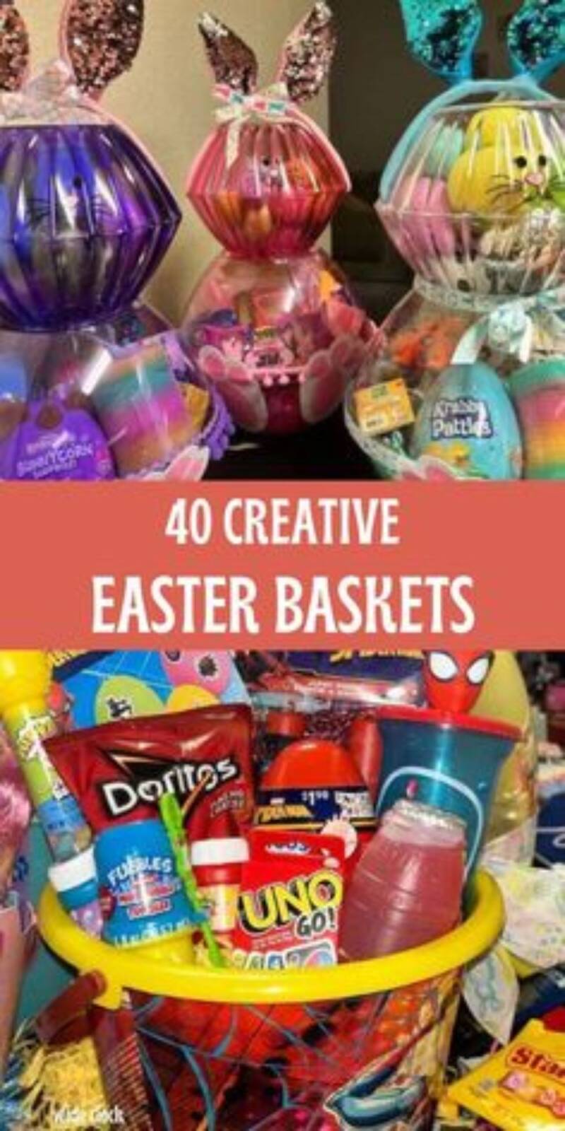 40 Easy Easter Basket Ideas And Easter Gifts - wide clock